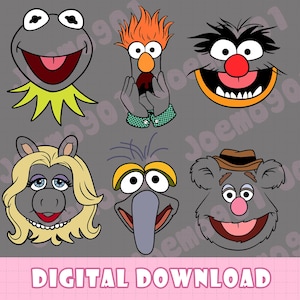 Disneyland Muppets Show Big Face Costume Halloween File, the Muppets ...