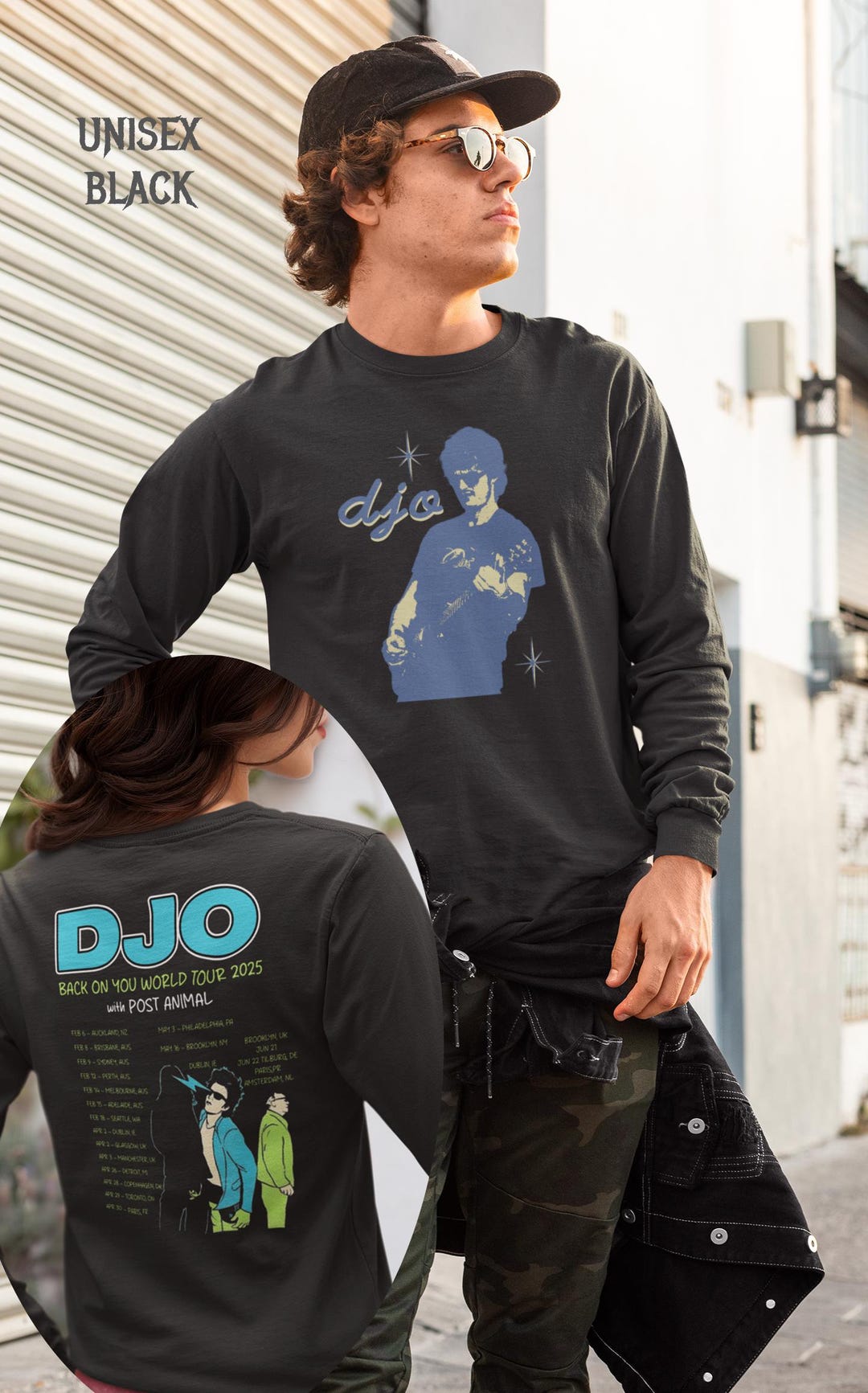 Djo Back on You Tour 2026 T Shirt Concert Merch Unisex Tee - Etsy