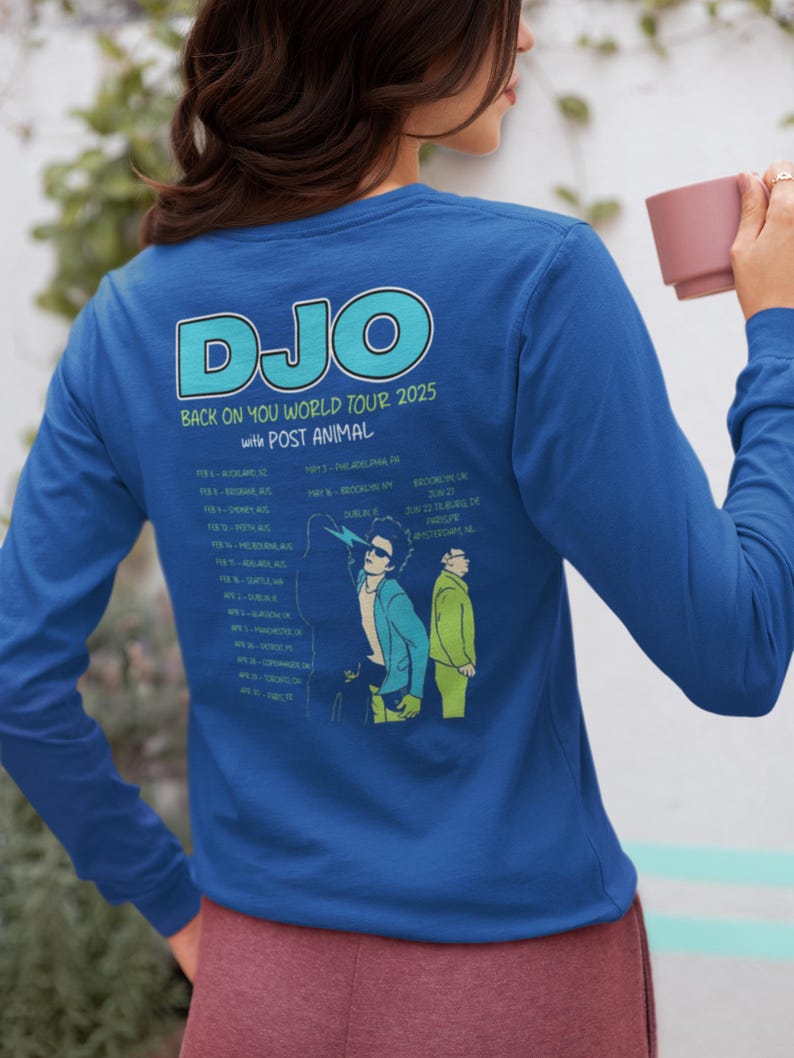 Djo Back on You Tour 2026 T Shirt Concert Merch Unisex Tee - Etsy