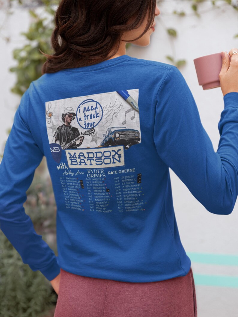 Maddox Batson I Need A Truck Tour 2025 Longsleeve | Country Singer ...
