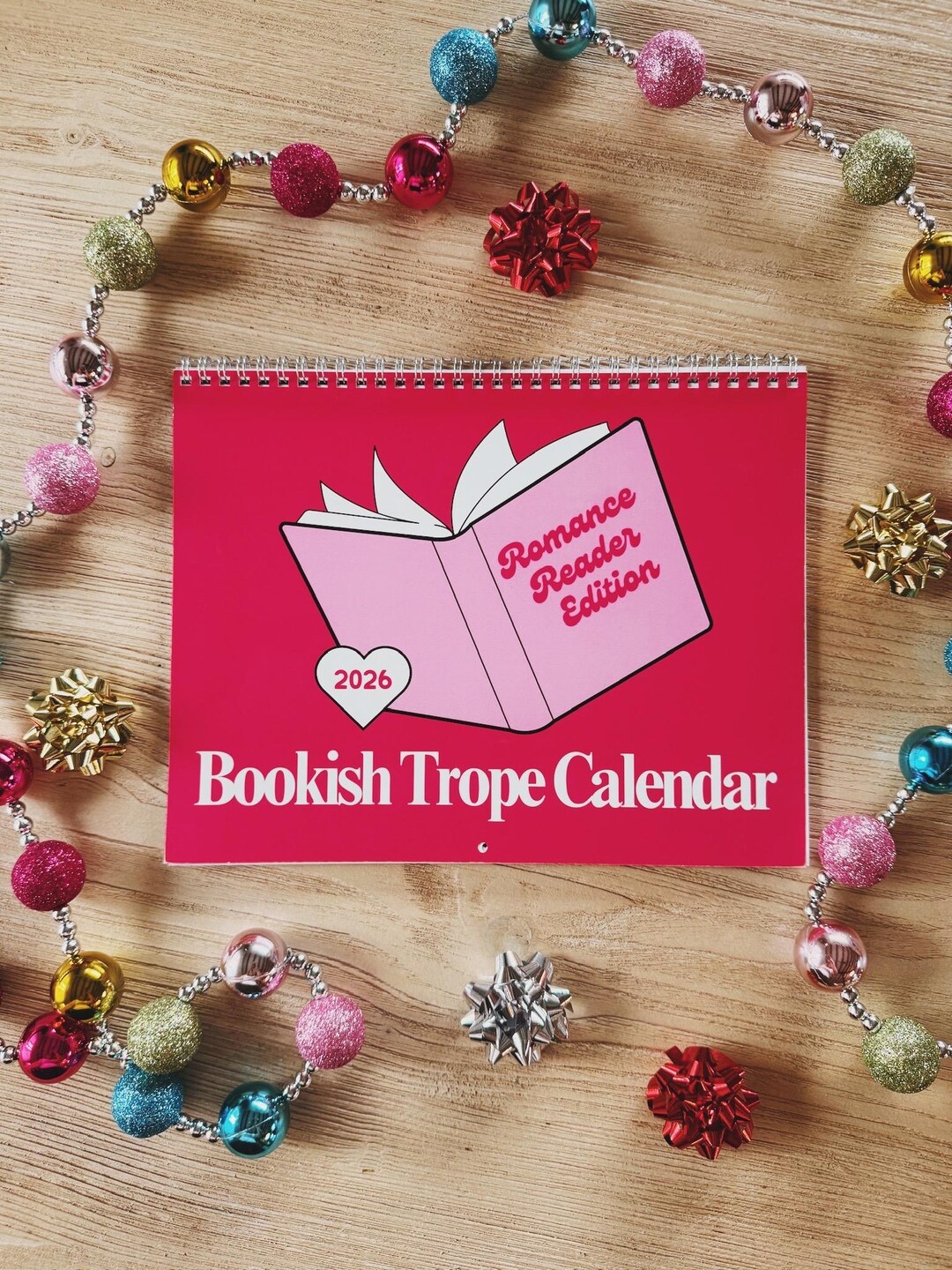 2026 Bookish Trope Wall Calendar: Romance Reader Gift - Etsy