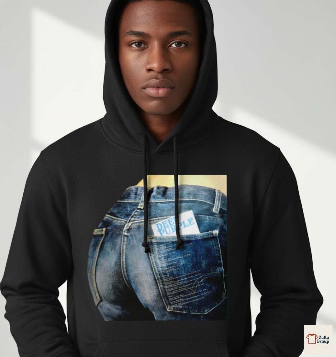 Deep Purple Album Art Hoodie | Jeans Pocket Merch Vintage 60s Rock ...