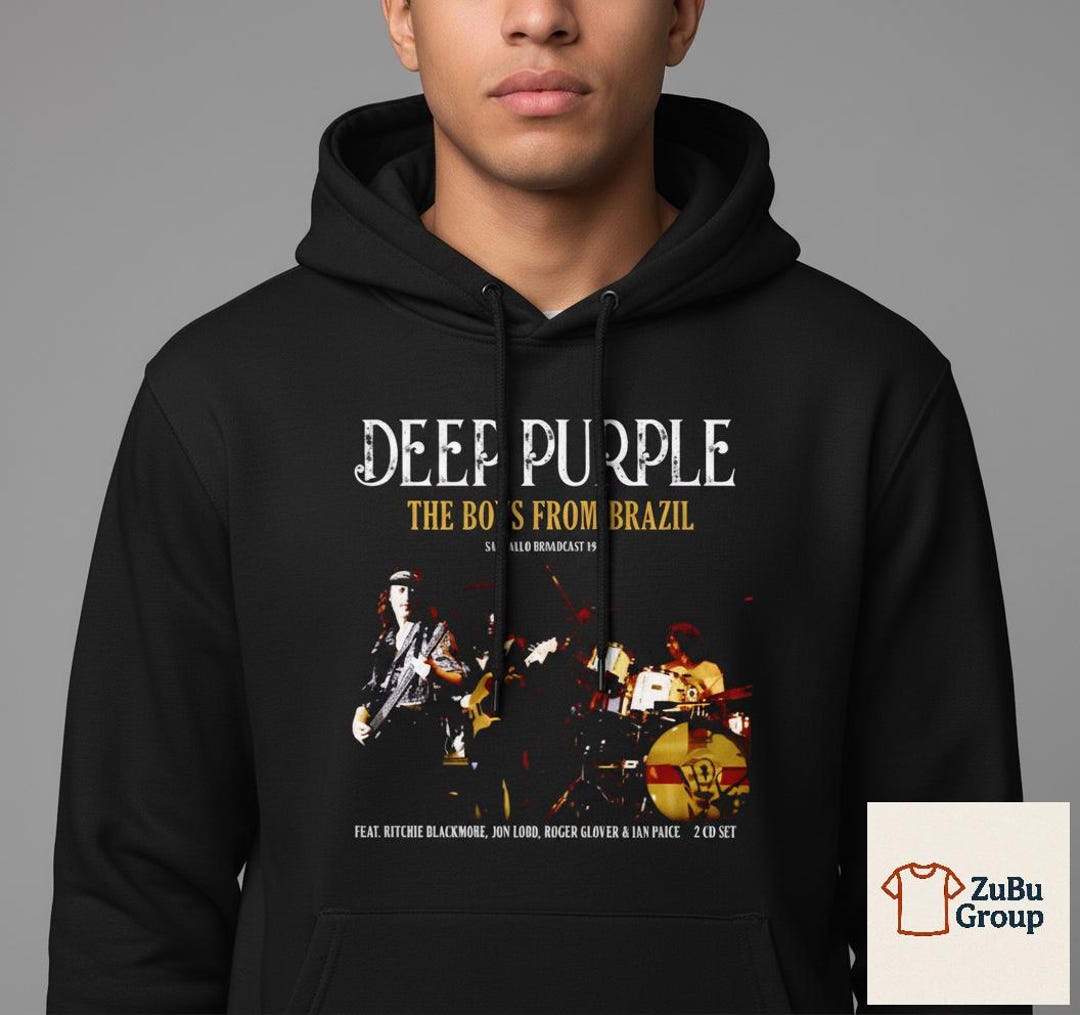Deep Purple the Boys From Brazil Hoodie | Sao Paulo Broadcast Merch ...