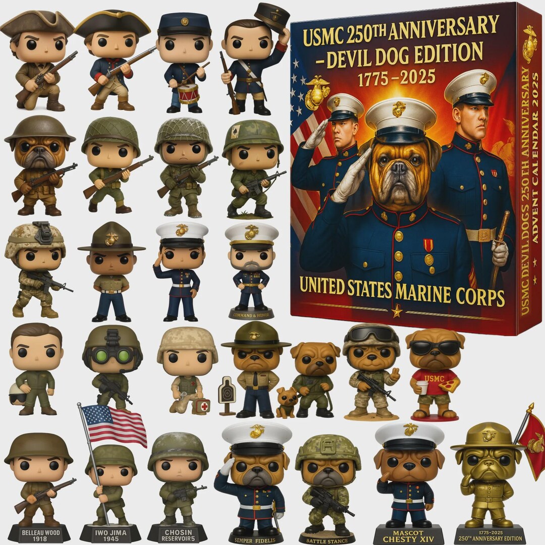 USMC 250th Anniversary Devil Dog Advent Calendar 2025 | Marine Corps ...