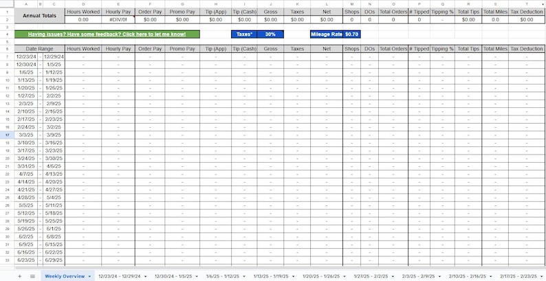 2026 Shipt Order Tracking Spreadsheet - Etsy