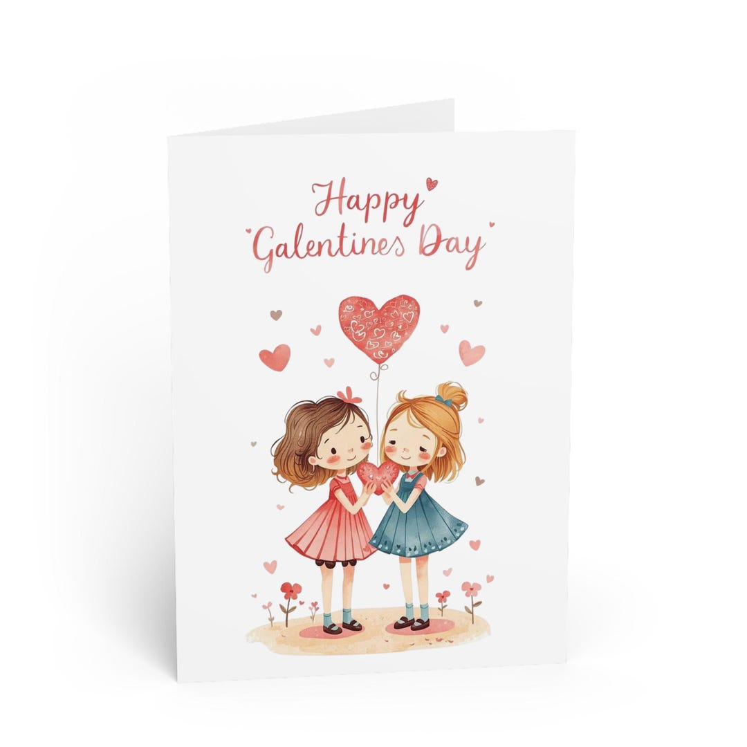 Happy Galentine's Day Greeting Cards | Galentines Card Set - Etsy