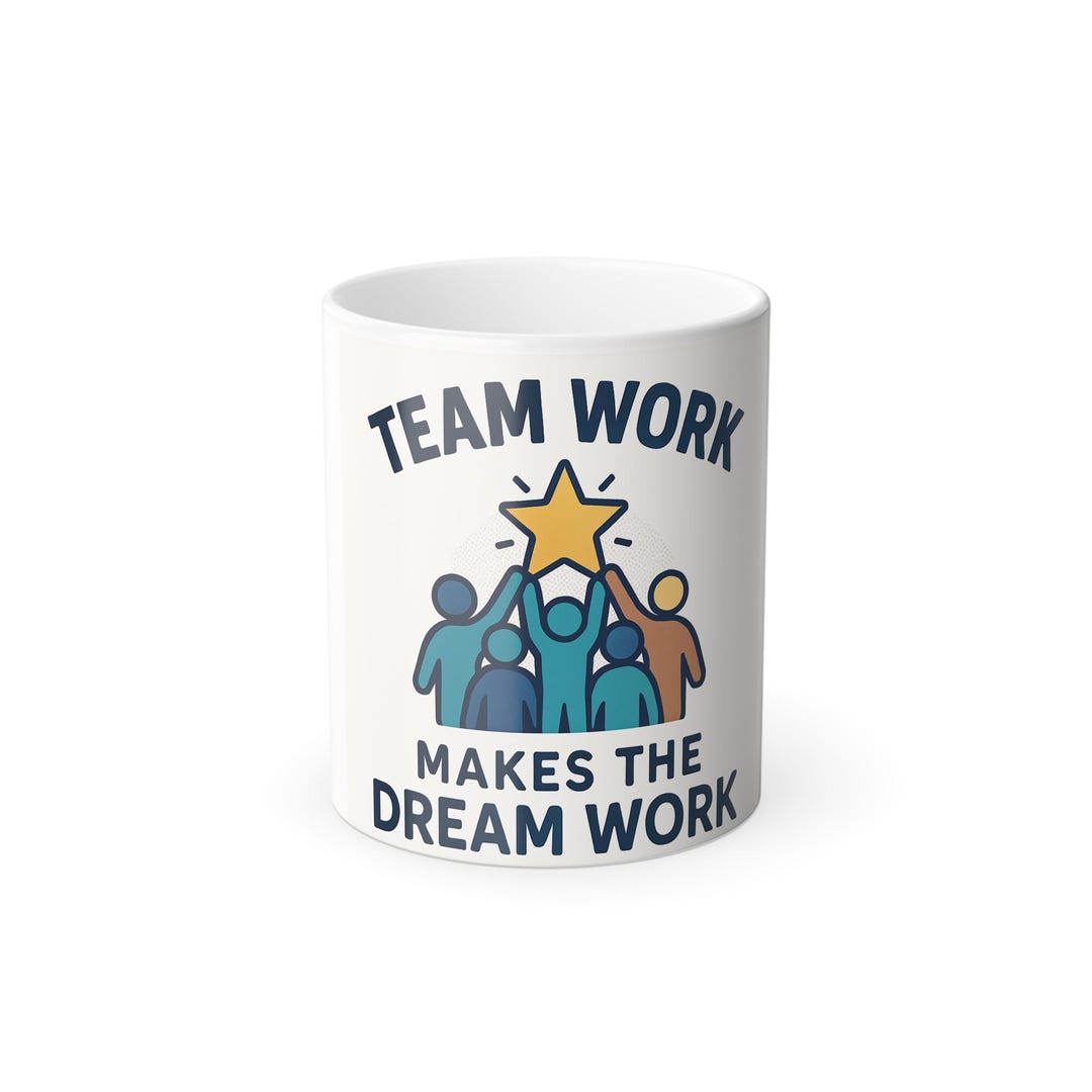 Teamwork Makes the Dream Work Mug - Etsy