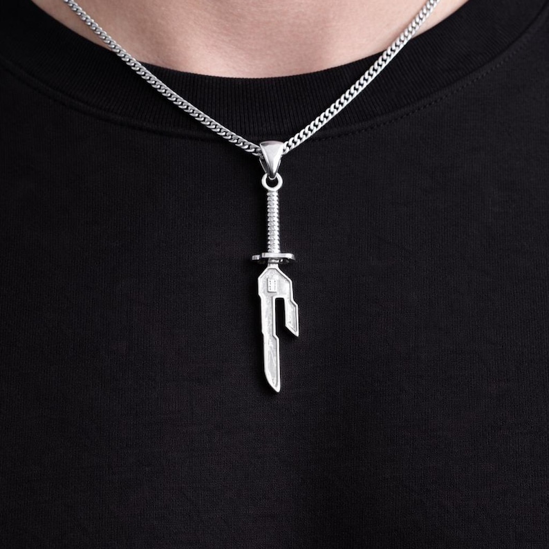 Jujutsu Kaisen Toji Fushiguro Inspired Sword Necklace, Anime Inspired ...