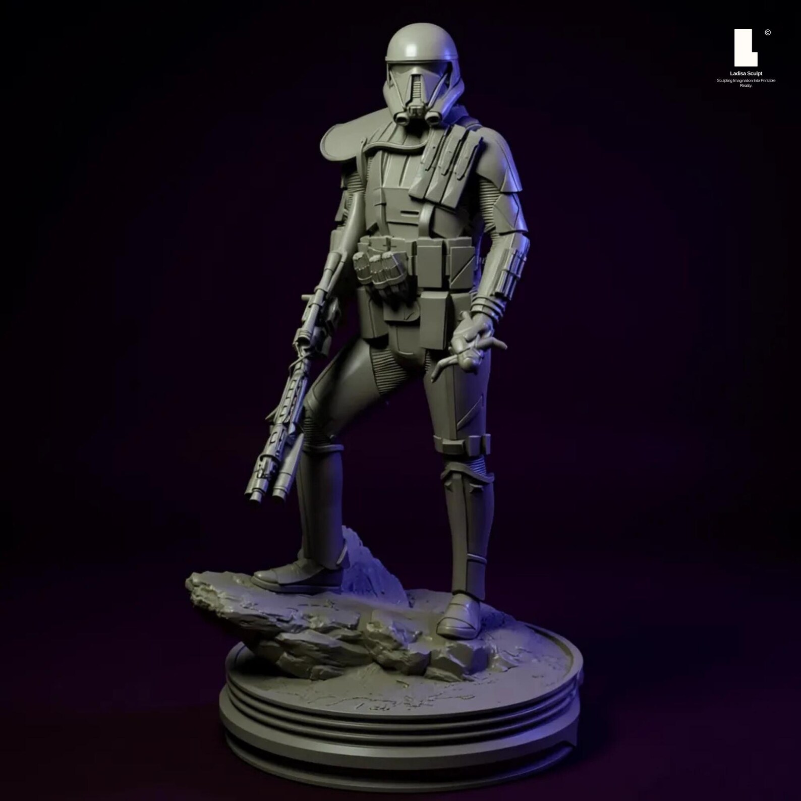 Death Trooper STL 3D Model – Elite Imperial Soldier | High-detail Armor ...