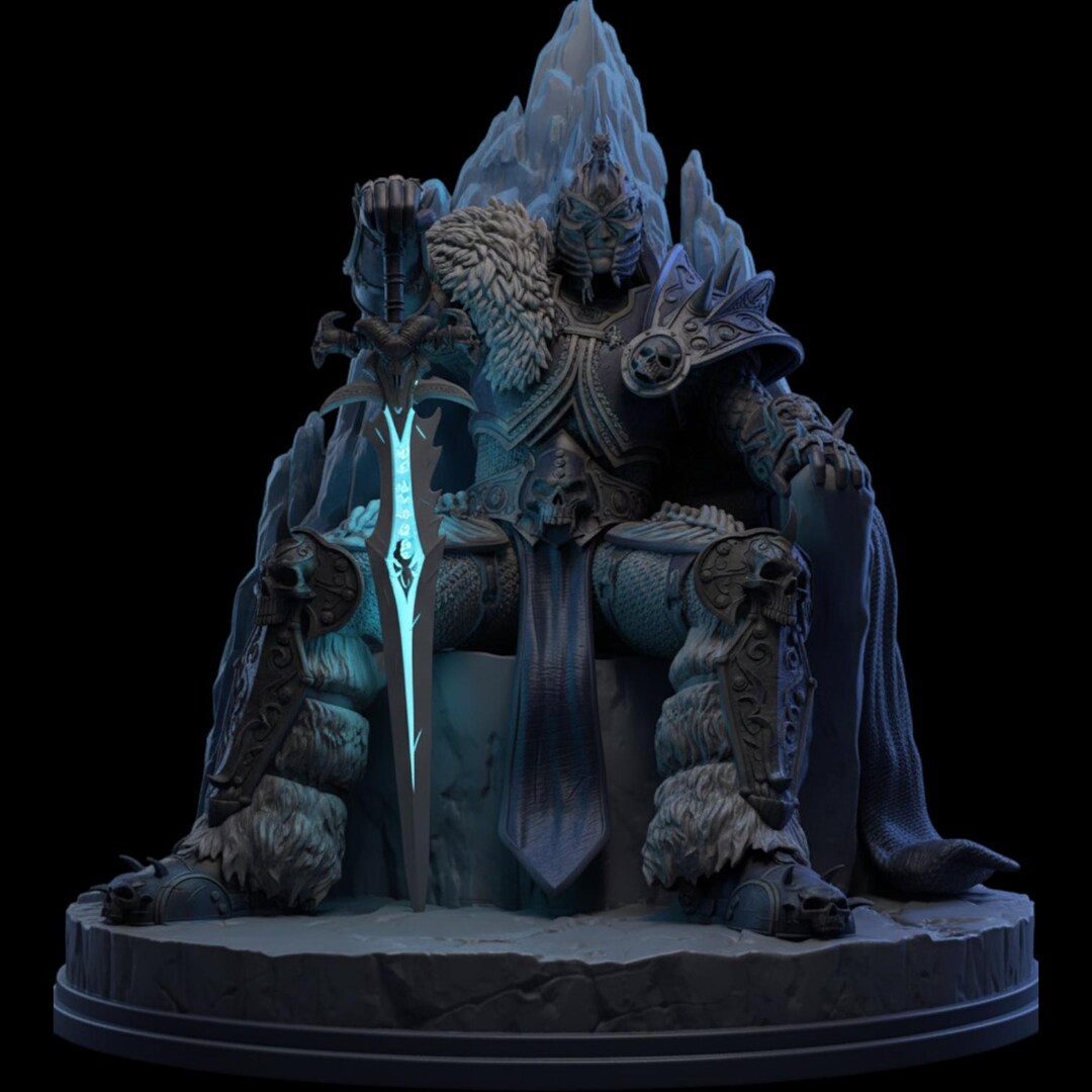 Frostbane Tyrant STL 3D Print Figurine | Deathlord of the North Stl ...