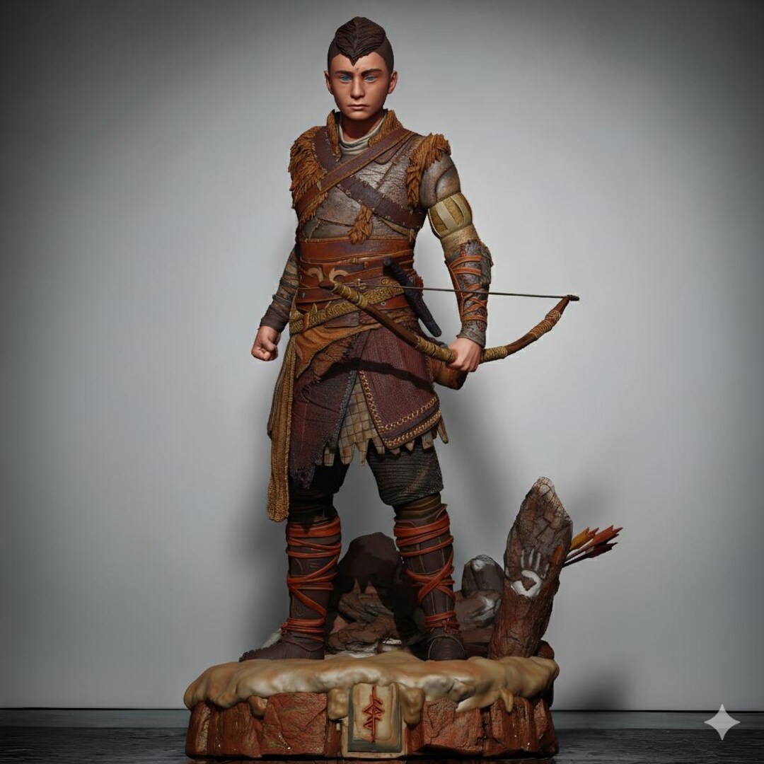 Eldrun Archer STL 3D Print Figurine | Divine Heir Stl Model for ...
