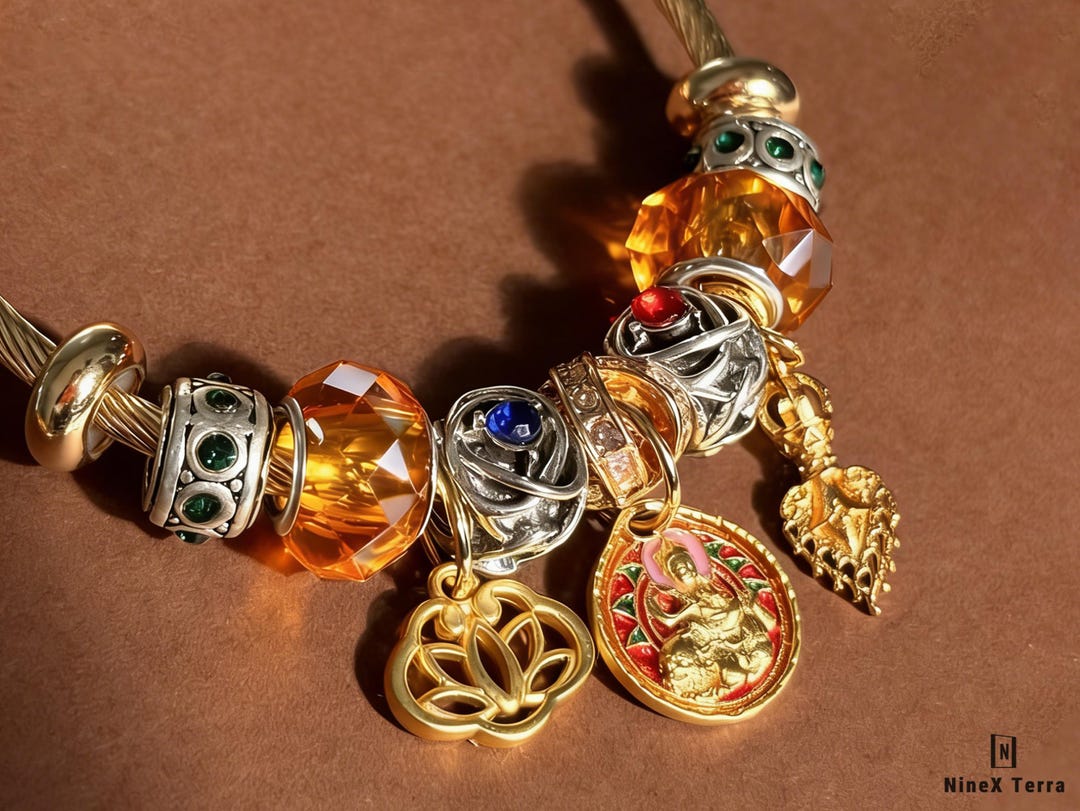 Manjushri Bodhi Bracelet, Buddhist Wisdom Charm Alloy, Feng Shui ...