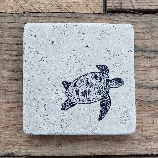Sea Turtle Tile - Etsy