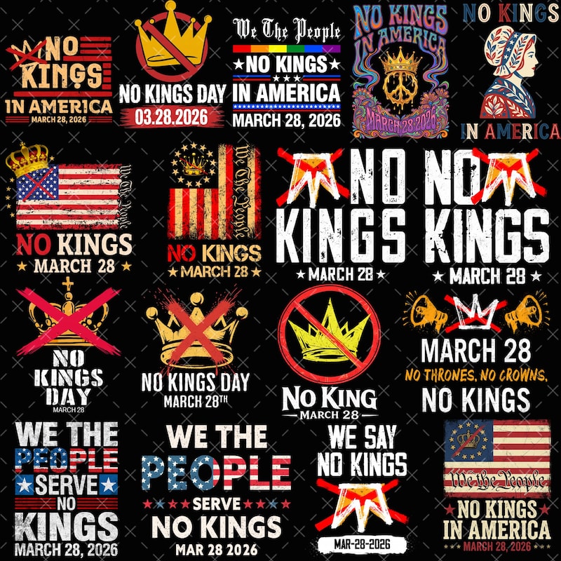 No Kings Tshirts - Etsy