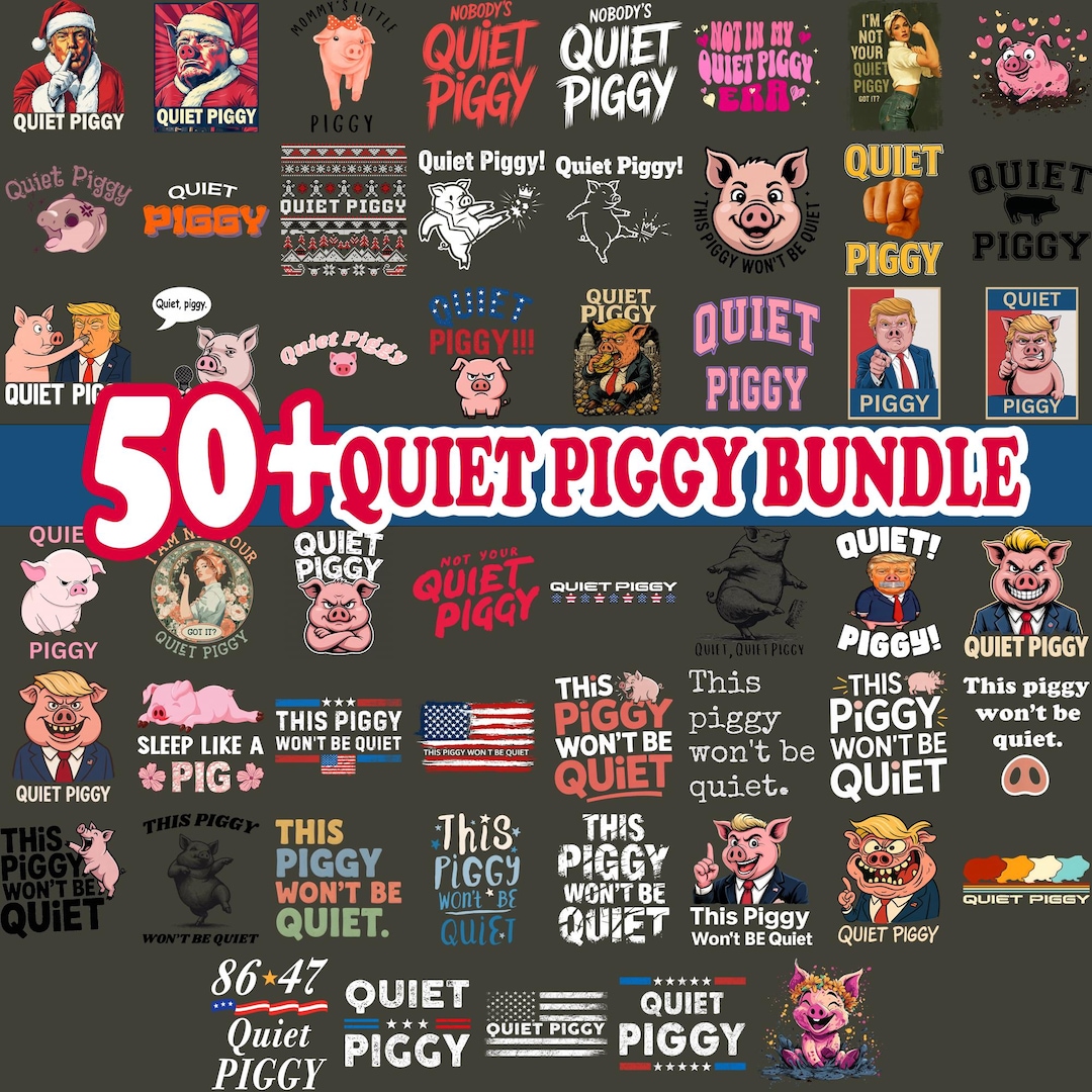 50+ Quiet Piggy Png, Satirical Trump Png, Funny Political Png, Viral ...