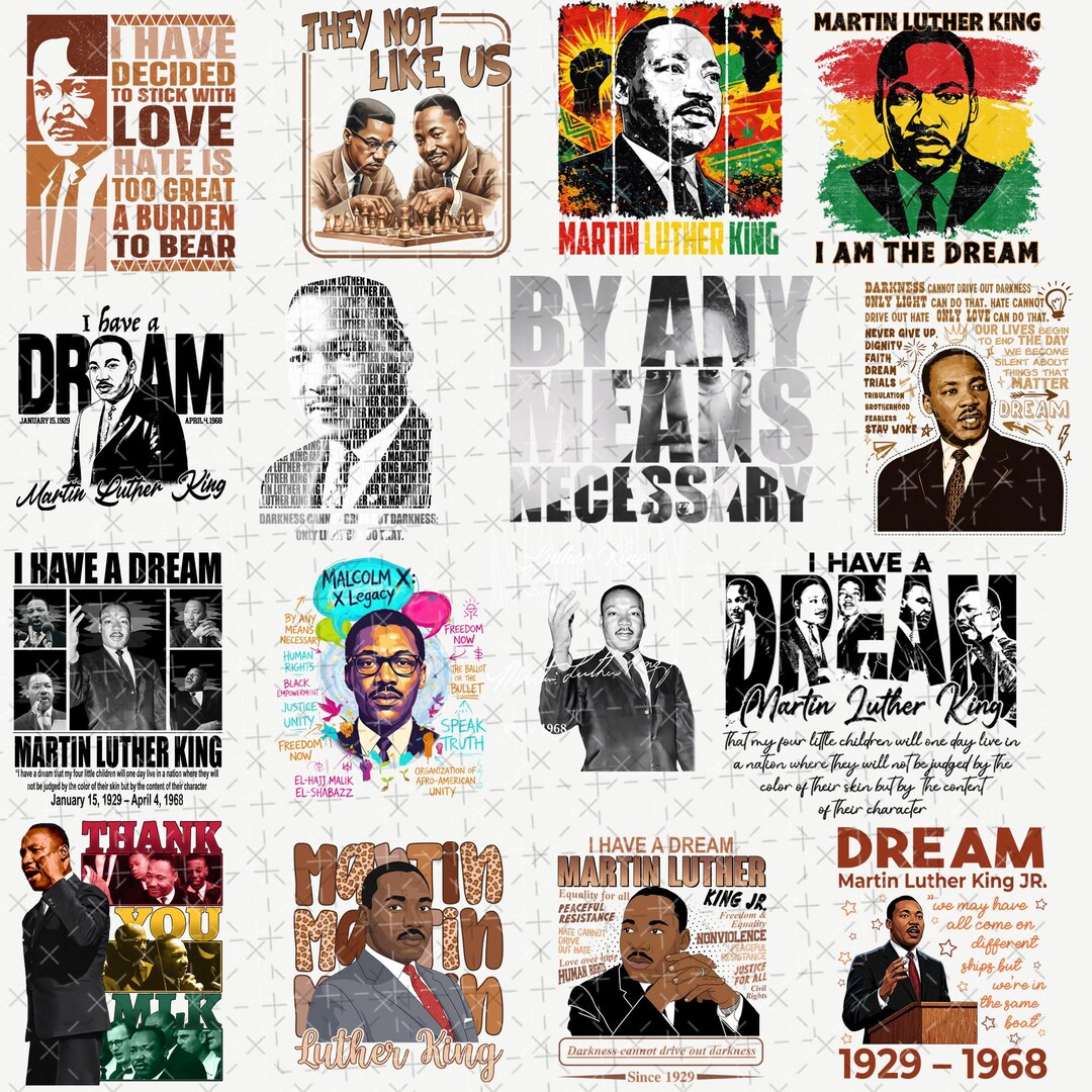 10+ Martin Luther King Day PNG – I Have a Dream Civil Rights Design for ...