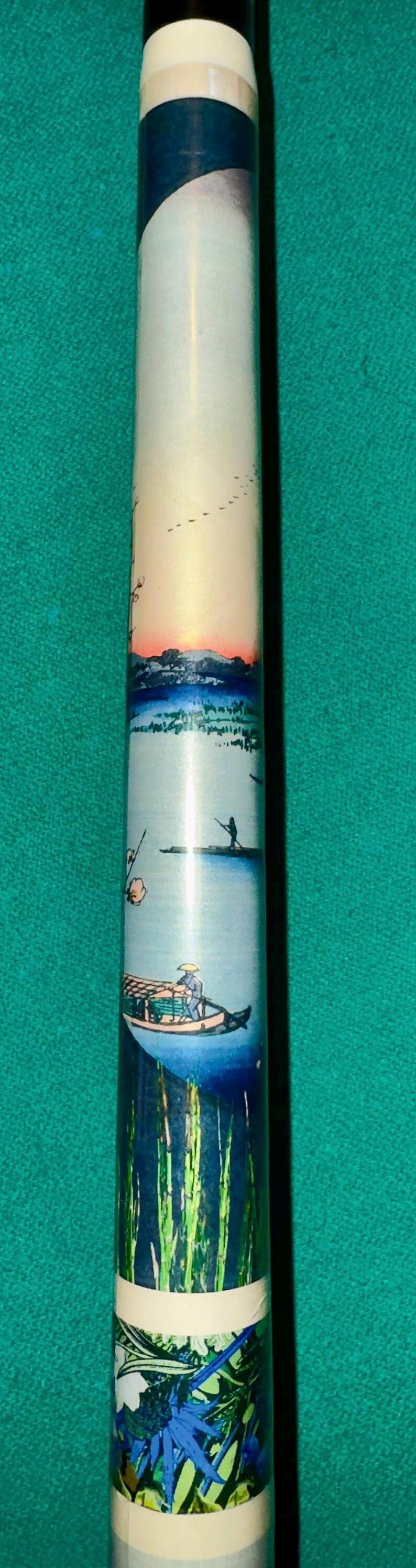 Traditional Japanese Surrealism | Personalized Custom Pool Stick ...