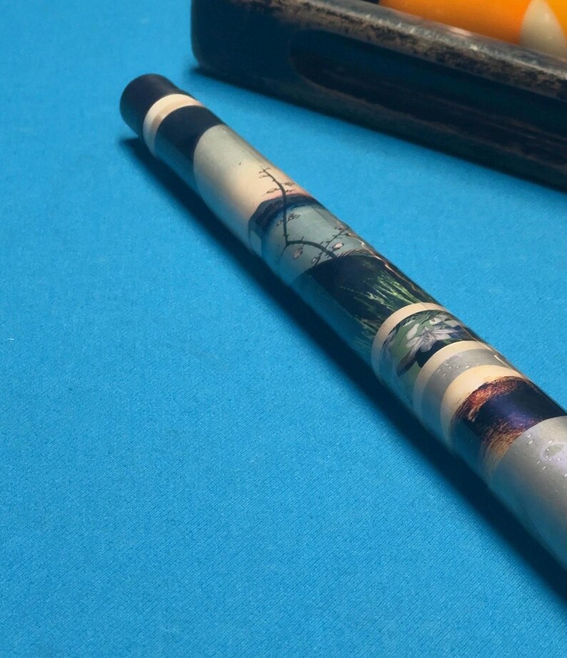 Traditional Japanese Surrealism | Personalized Custom Pool Stick ...