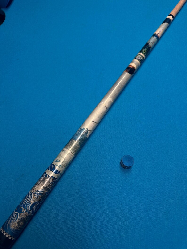 Traditional Japanese Surrealism | Personalized Custom Pool Stick ...