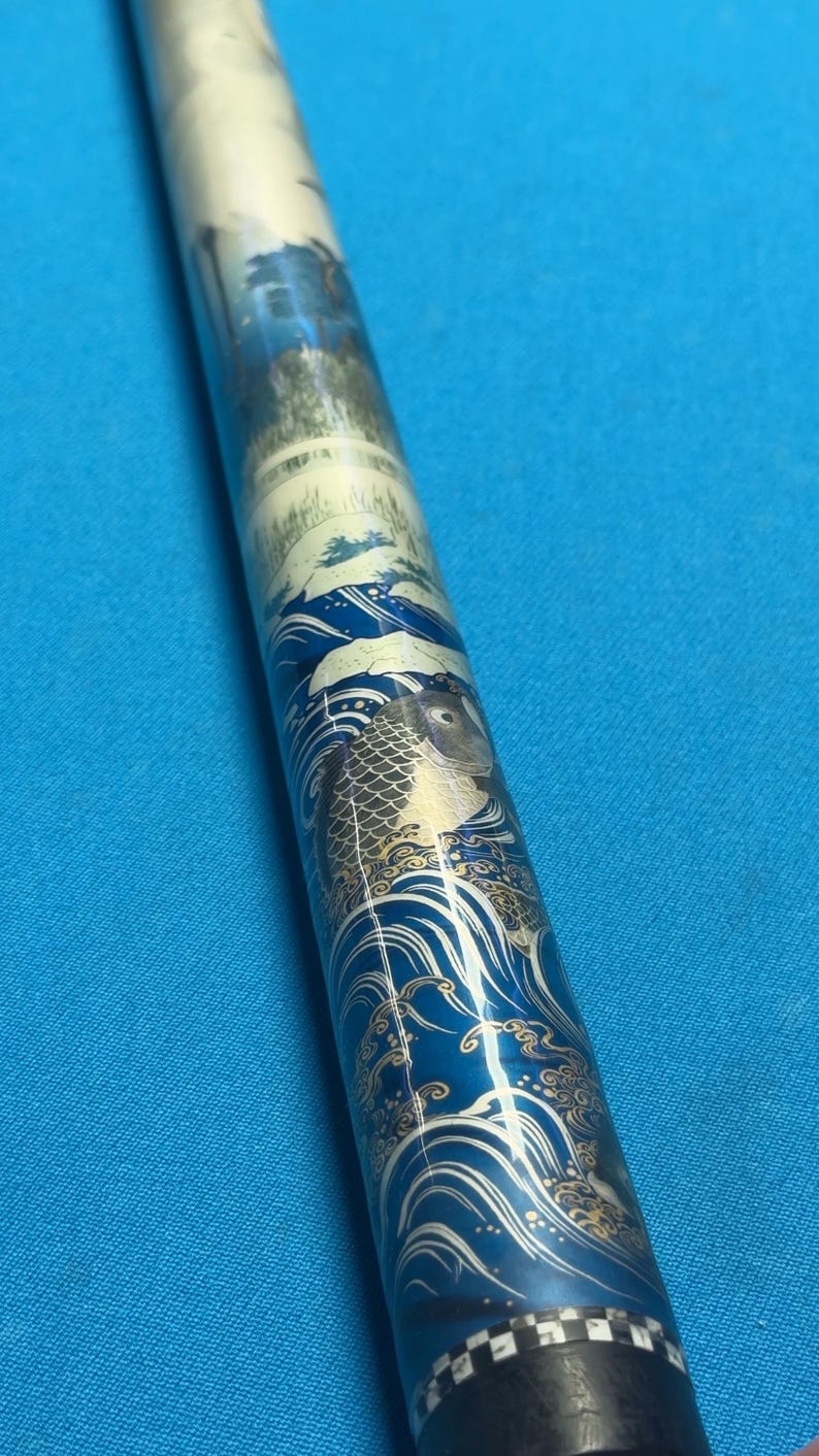 Traditional Japanese Surrealism | Personalized Custom Pool Stick ...
