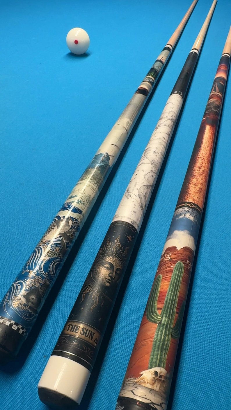 Deserted Dreams | Personalized Custom Pool Cue – Southwest Desert Art ...