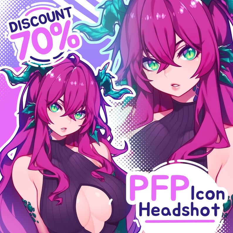 Custom Anime PFP Icon | Animated Profile Picture - Etsy