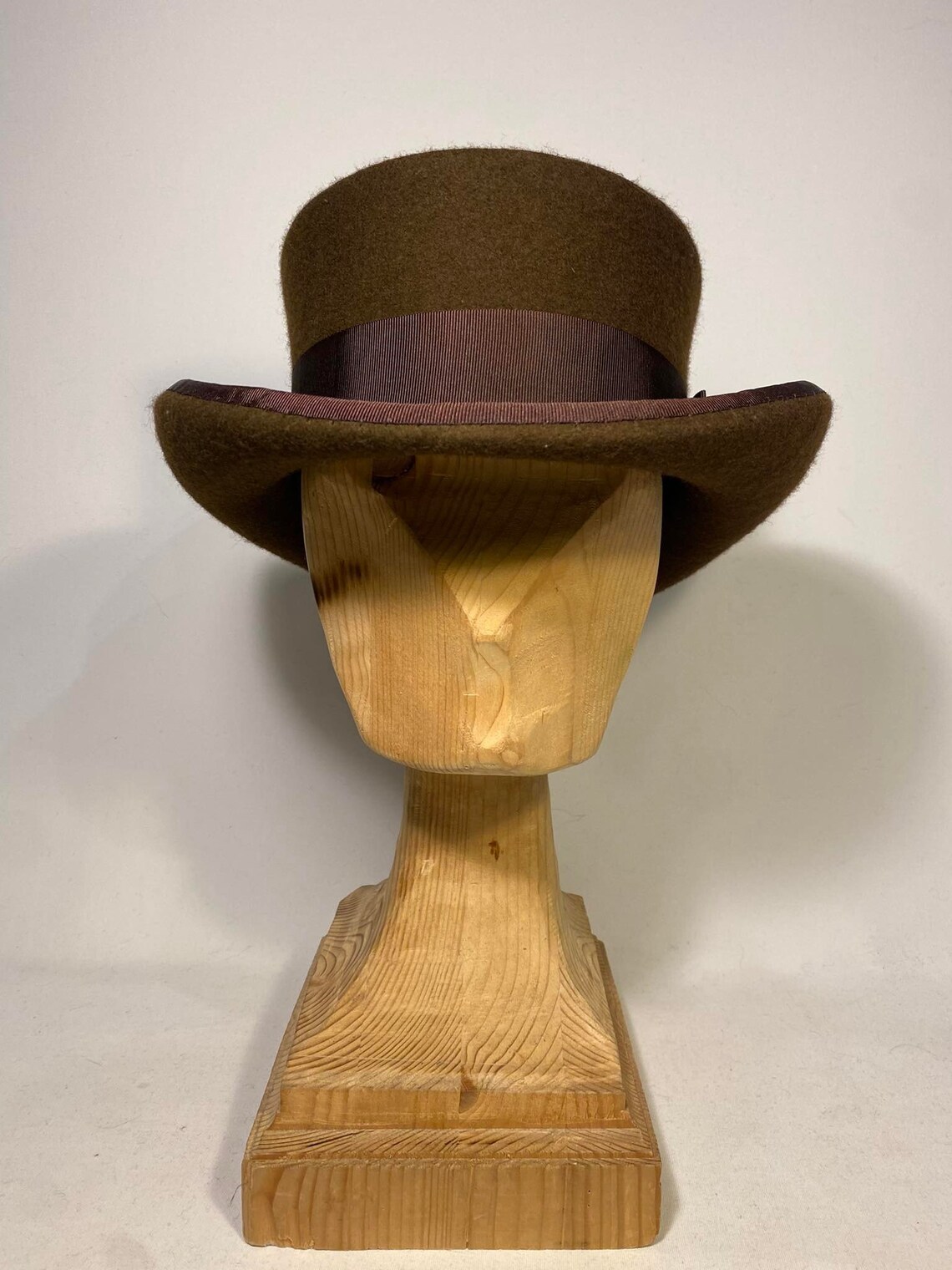 Low Top Hat, Wool Felt Hat, Women Men Hat, Derby Hat, Victorian Hat ...