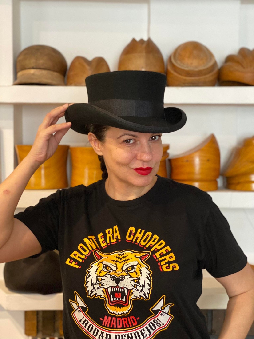 Low Top Hat, Medium Short Top Hat, Wool Felt Hat, Women Men Hat, Unisex ...