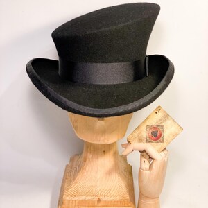 Asymmetric Top Hat, Top Hat, Topper Hat, Edwardian Top Hat, Victorian ...