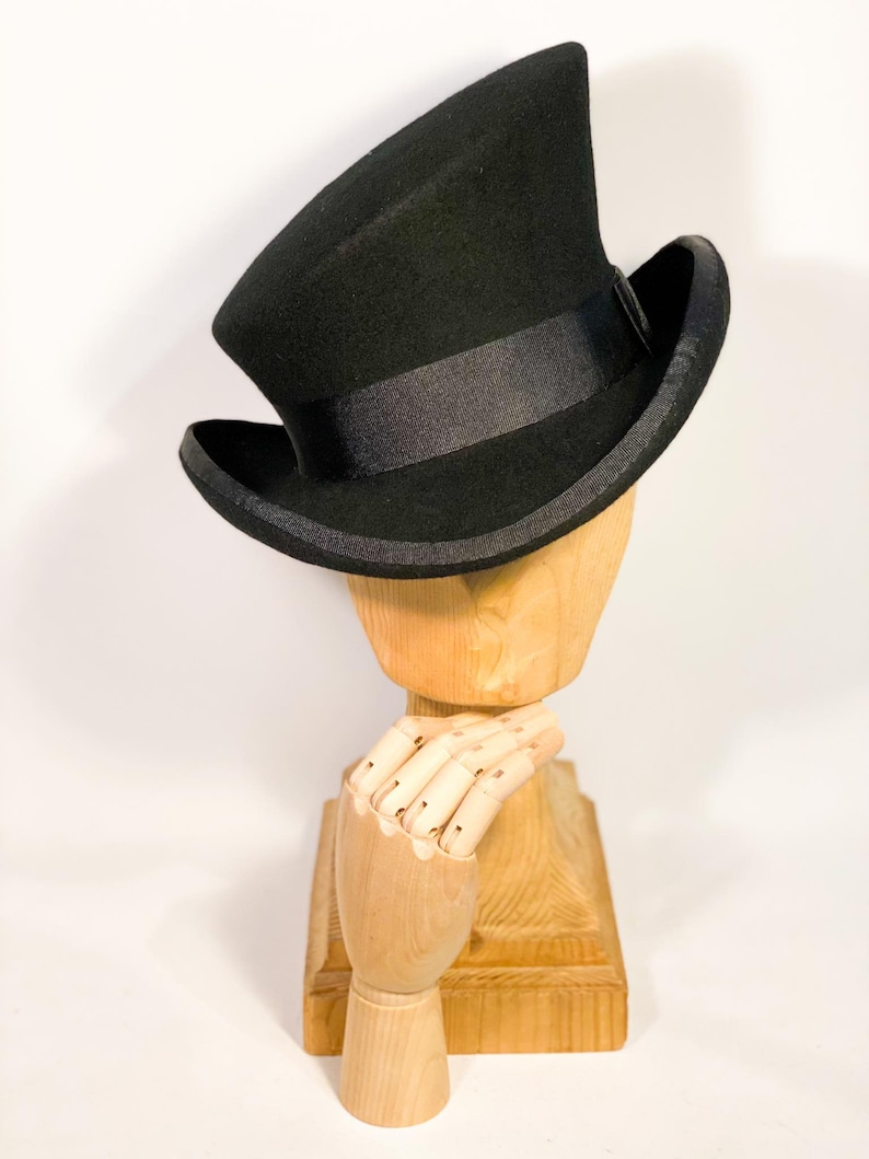 Asymmetric Top Hat, Top Hat, Topper Hat, Edwardian Top Hat, Victorian ...