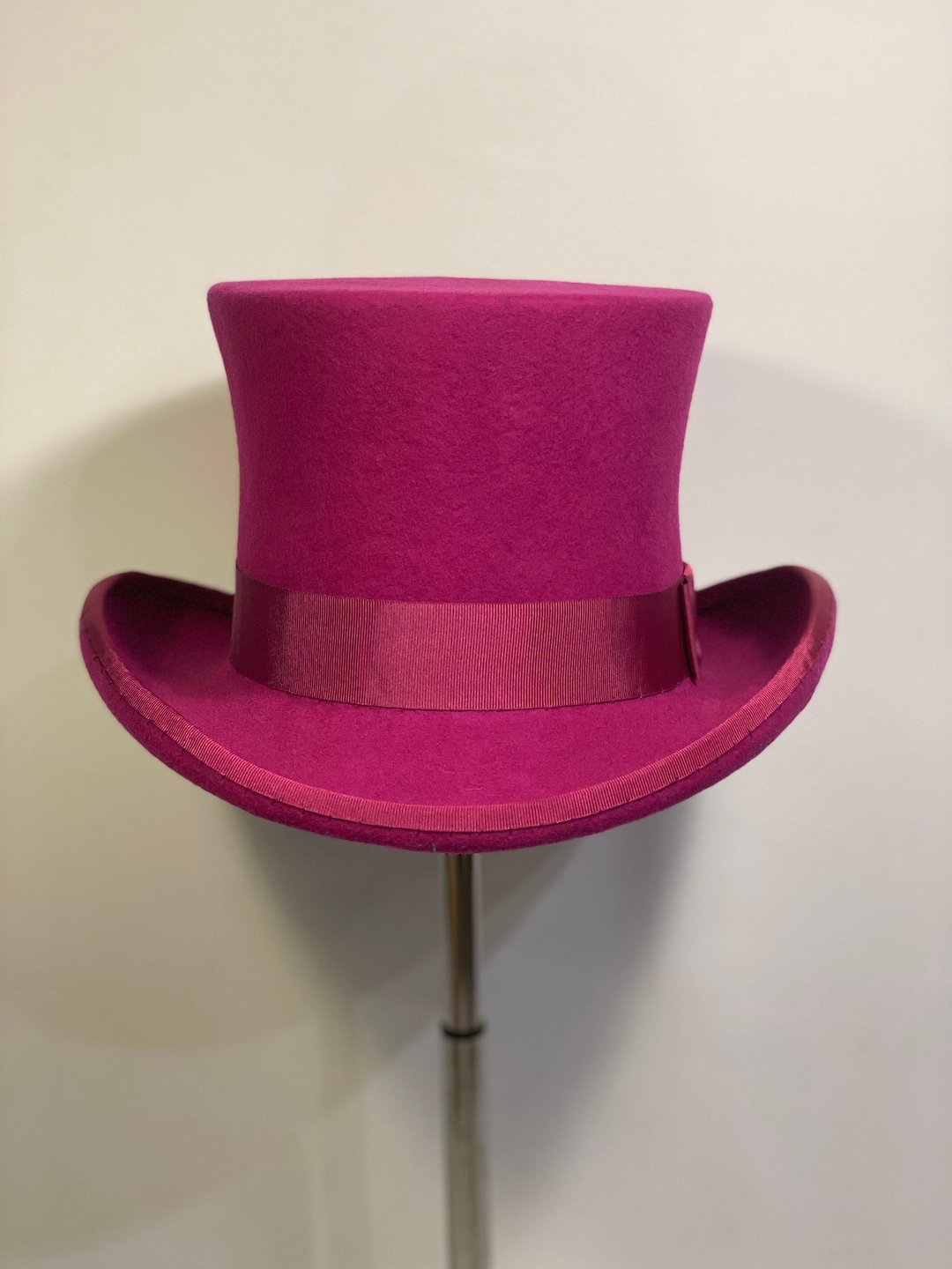 Classic Top Hat, Wool Felt Hat, Women Men Hat, Unisex Hat, Victorian ...