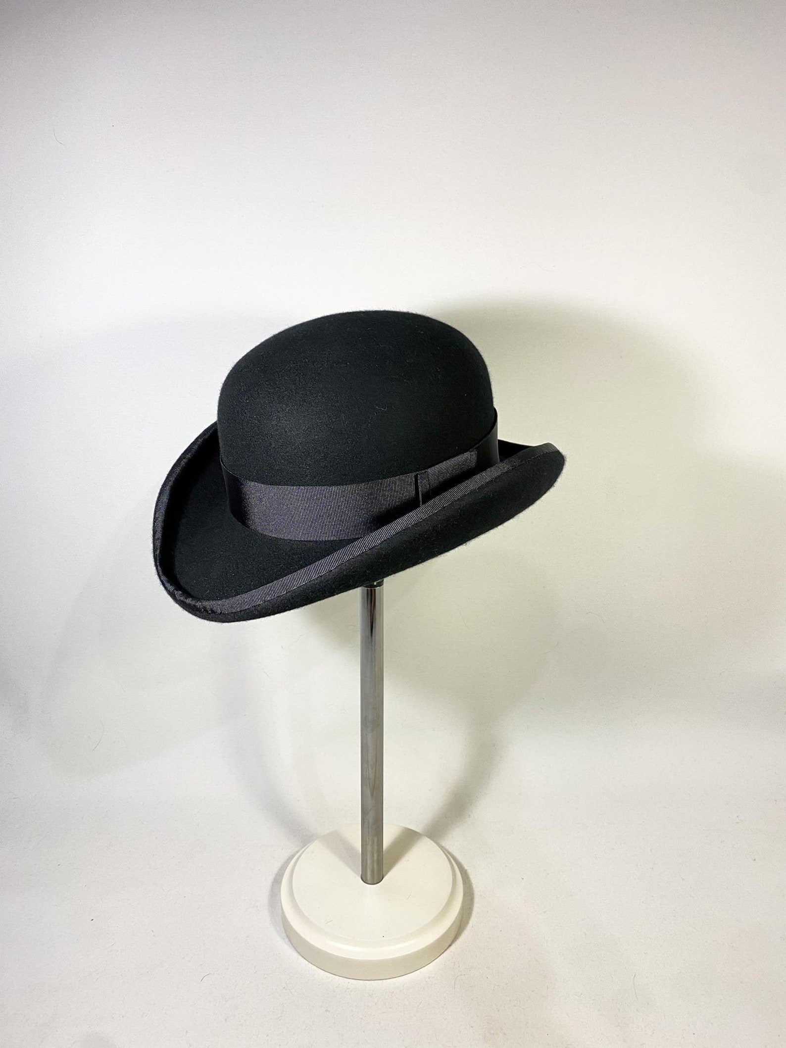 Bowler Hat, Wool Felt Hat, Women Men Hat, Unisex Hat, Victorian Hat ...
