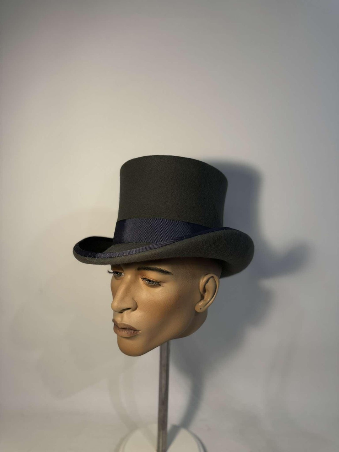 Classic Top Hat, Wool Felt Hat, Men Hat, Unisex Hat, Victorian Hat ...