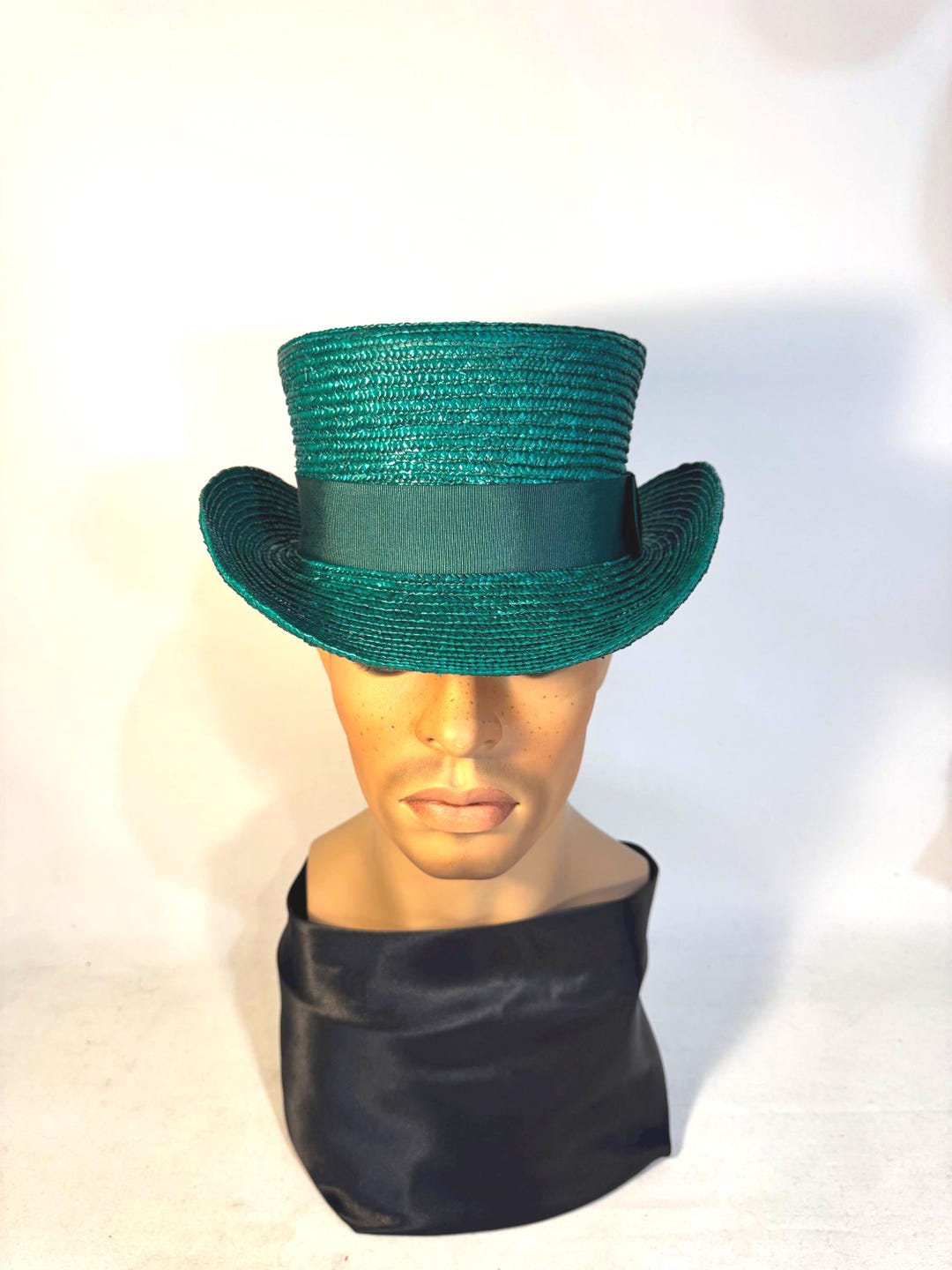 Straw Low Top Hat, SUMMER Hat, Burningman Festival Hat, Royal Ascot Hat ...