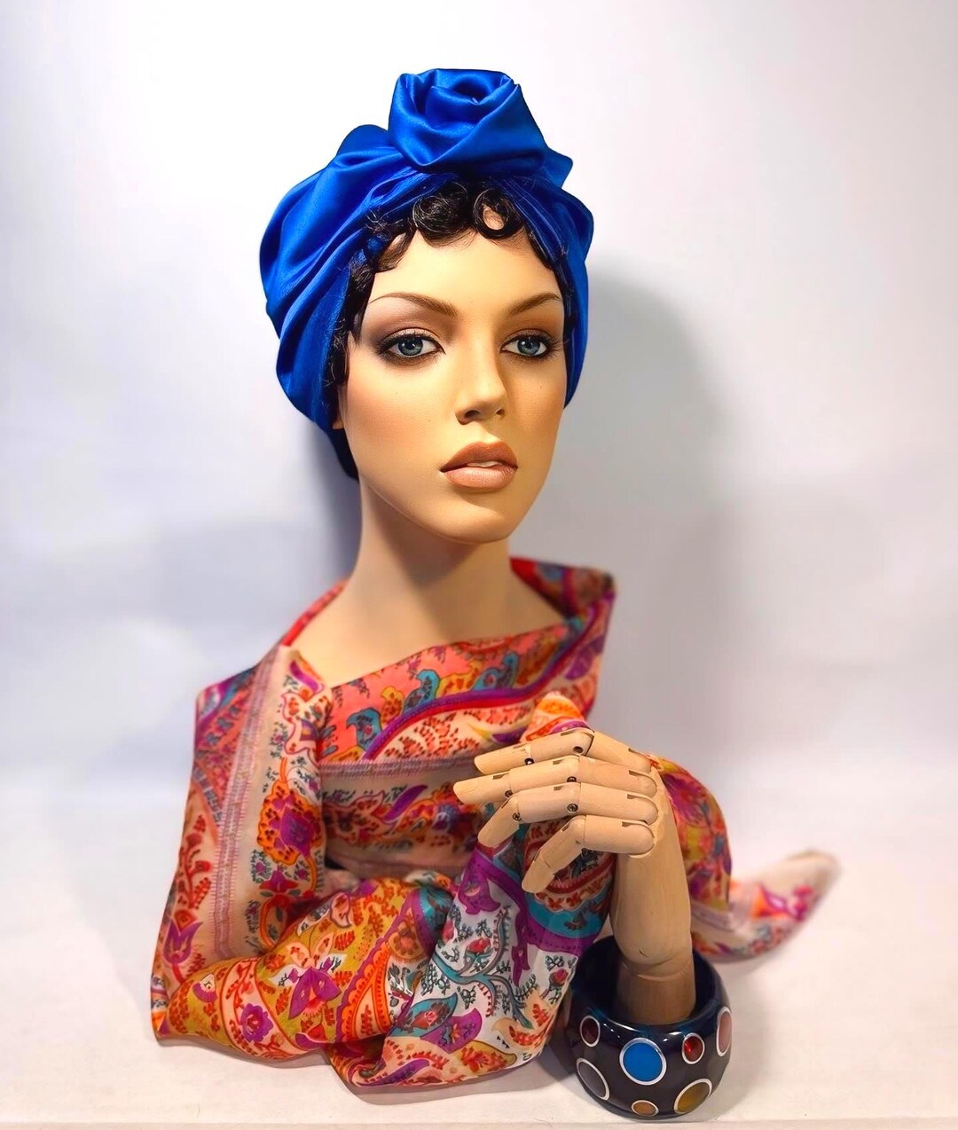 Turban Hat, Stretch Satin, Women Turban Headpiece, Chemo Turban, Soft ...