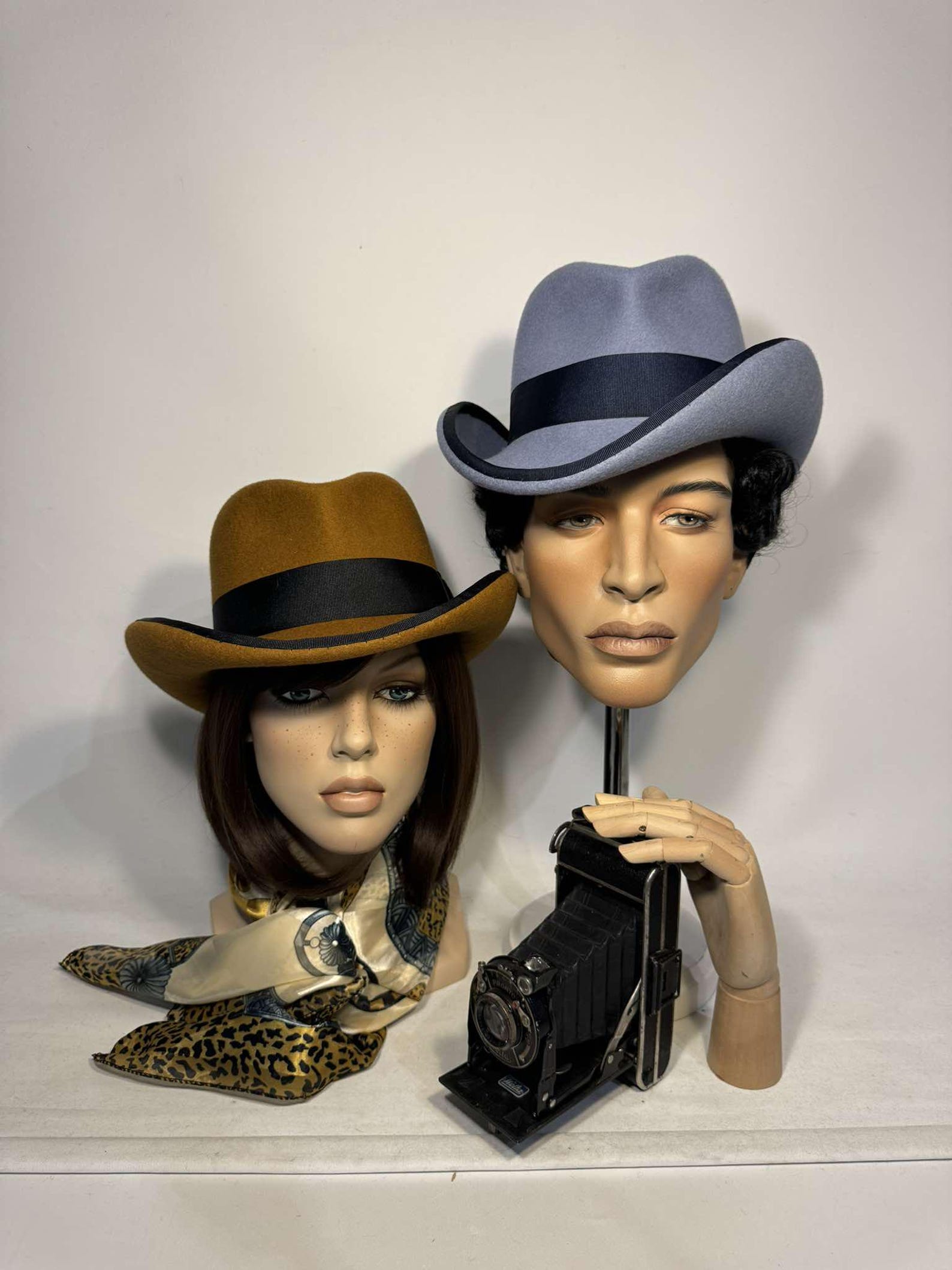 Homburg Style Hat With TWISTED Brim, Completely Handmade Shaped Crown ...