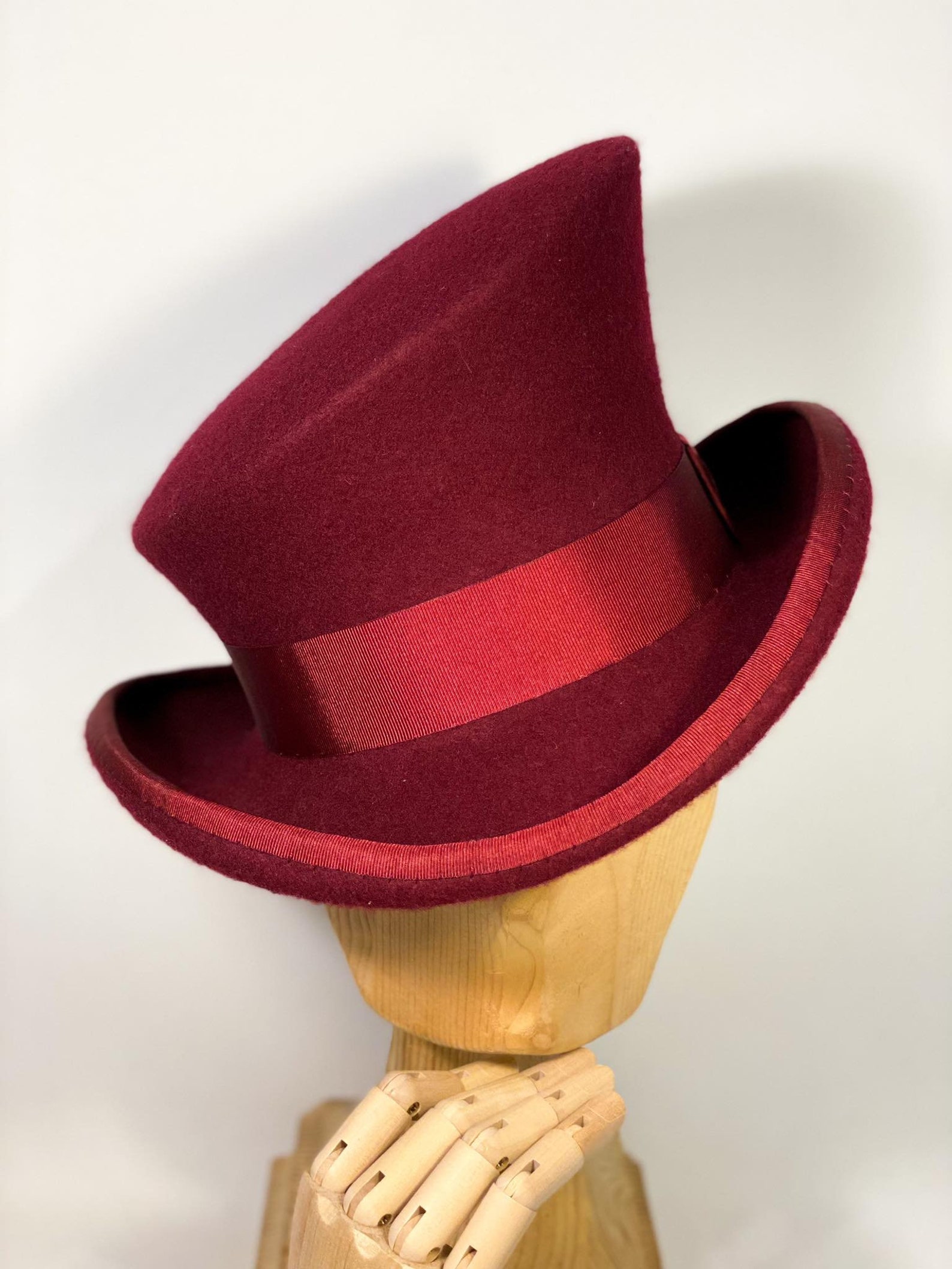 Asymmetric Top Hat Wool Felt Hat Women Men Hat Unisex Hat - Etsy