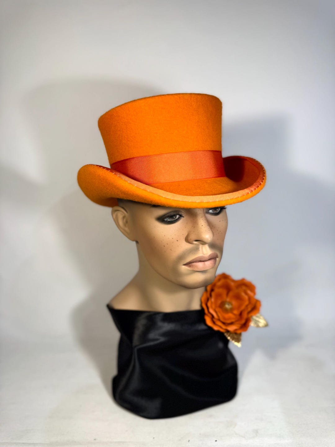 Low Top Hat, Medium Short Top Hat, Burningman Festival Hat, Wool Felt ...