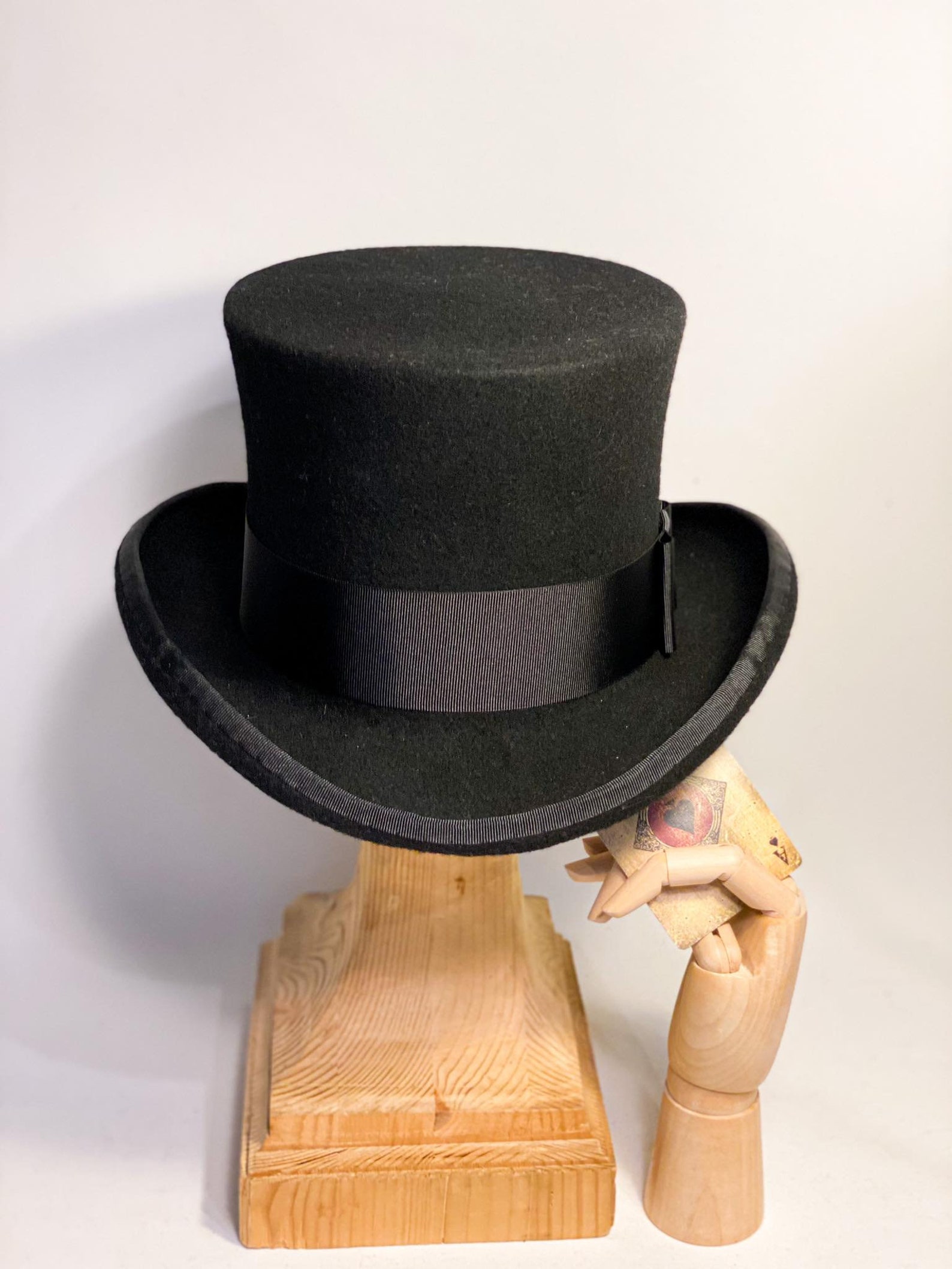 Classic Top Hat, Wool Felt Hat, Women Men Hat, Unisex Hat, Victorian ...