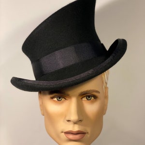 Asymmetric Top Hat, Top Hat, Topper Hat, Edwardian Top Hat, Victorian ...