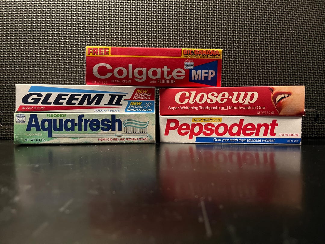 1970's Toothpaste - 5 Empty Custom Design Display Box - Etsy
