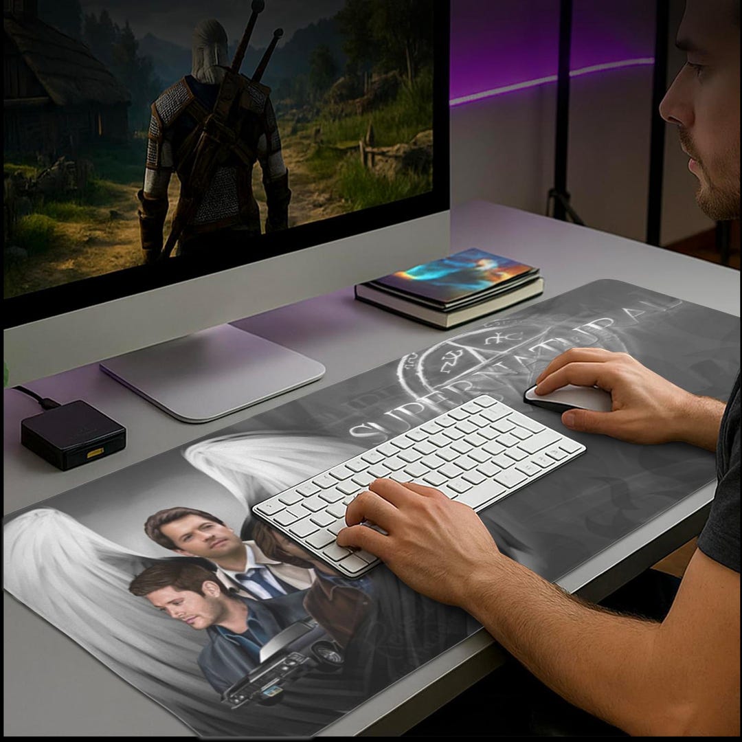 Supernatural Mouse Pad Gaming Desk Mat Custom for PC Gamer Setup - Etsy