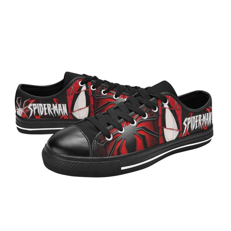 Spiderman Painted Shoes - Etsy