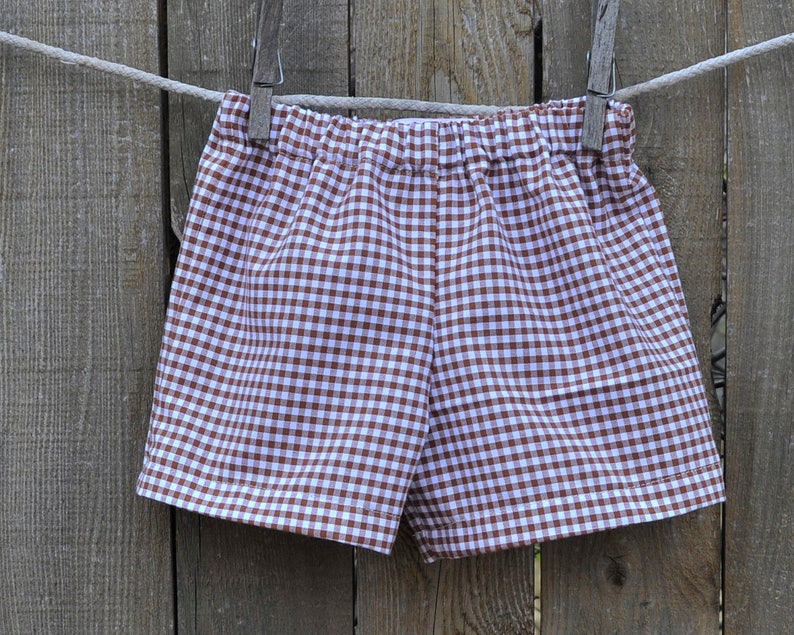 Girls Gingham Shorts or Pants, Many Colors Checked Plaid for School ...