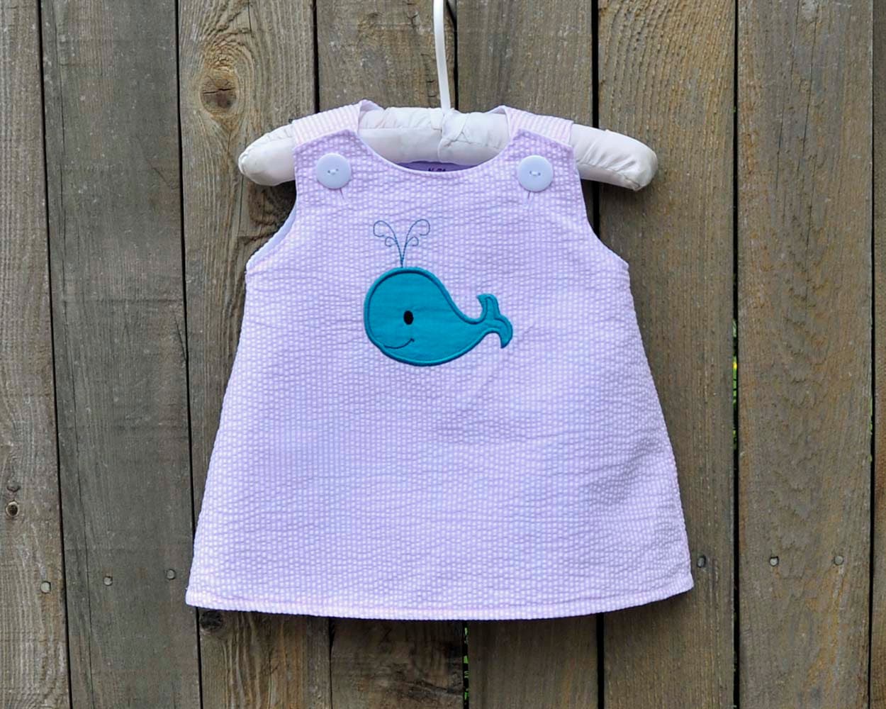 Baby Beach Dress Whale monogrammed Jumper Dress... A-line | Etsy