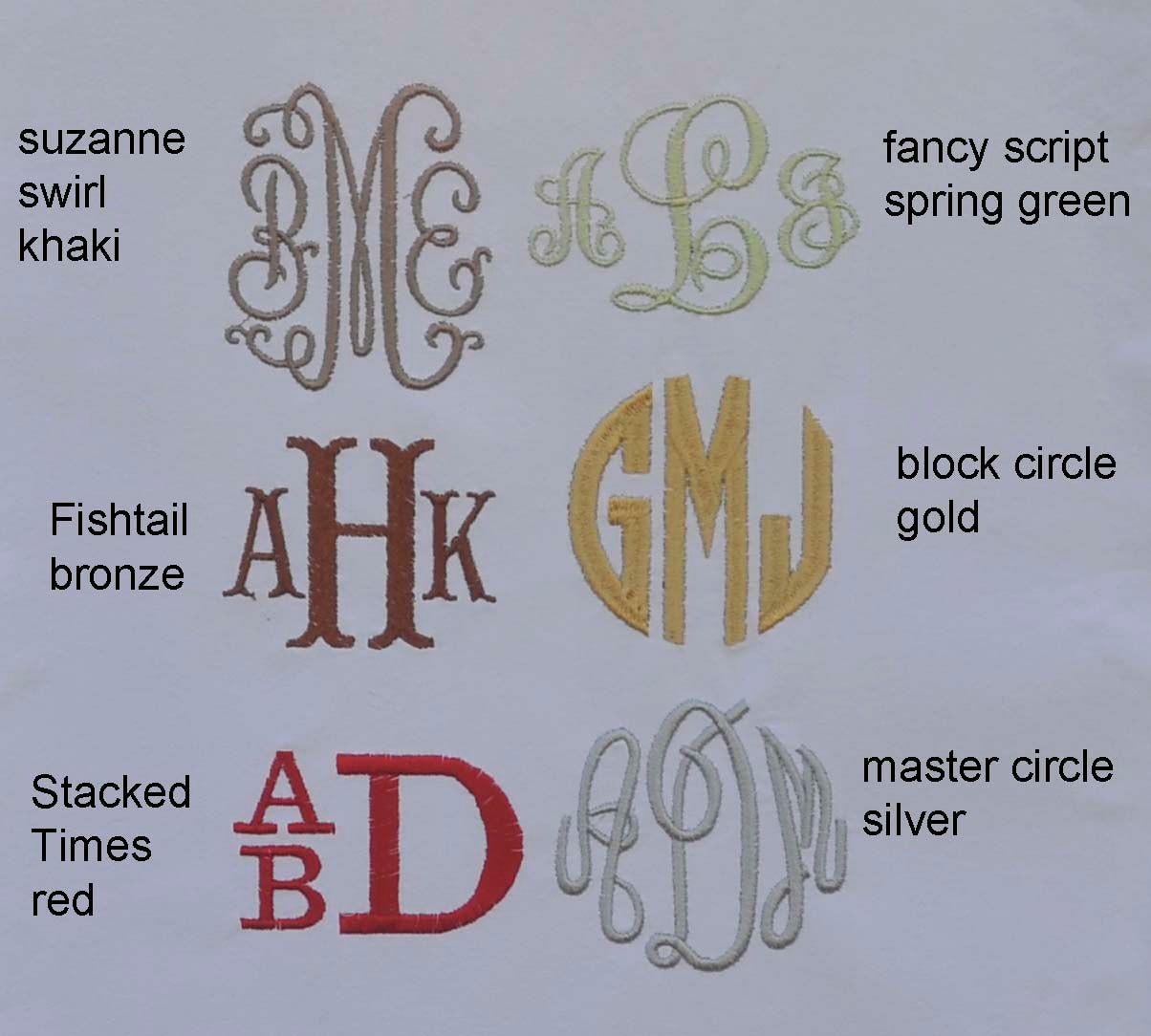 Custom Embroidery Add On, Monogram Listing - Etsy