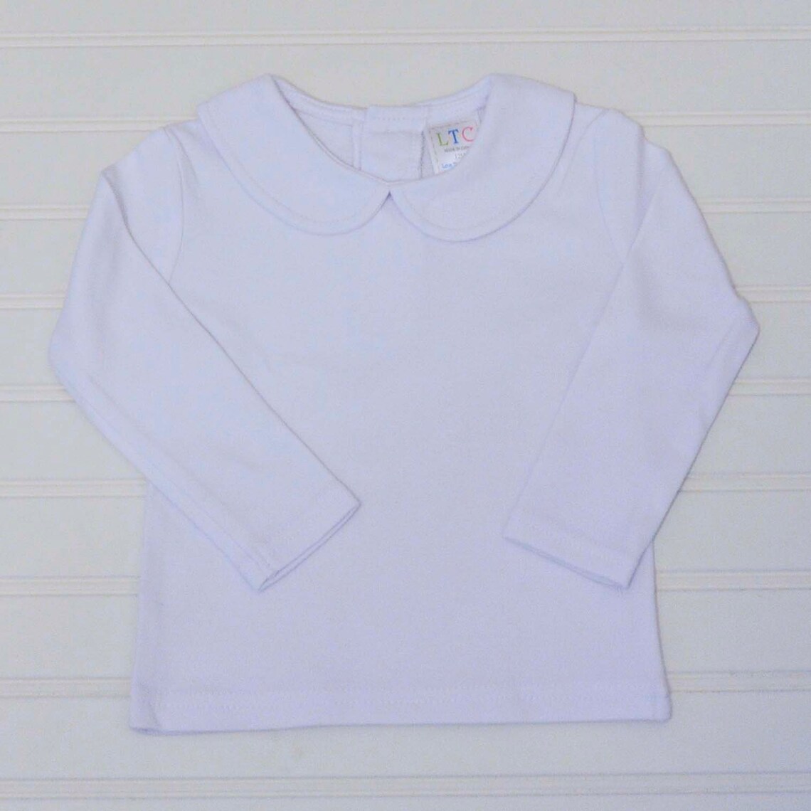 Toddler Peter Pan Collared Shirt Long Sleeve Dress Shirt - Etsy