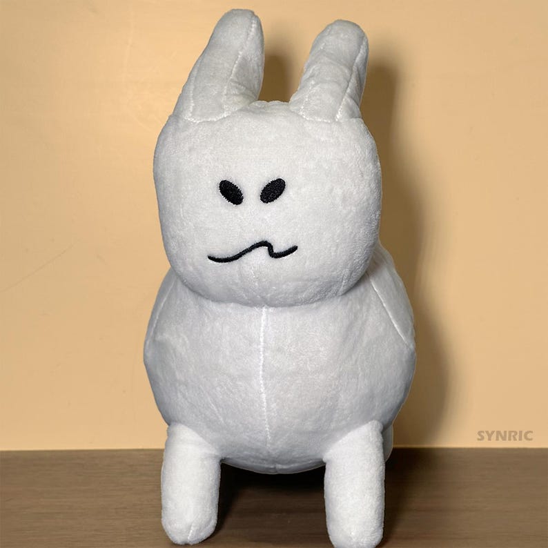Gubby Plushie Roblox Meme Rabbit Plush Forsaken - Etsy