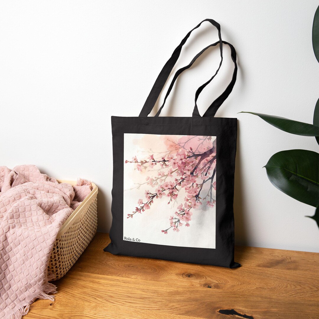 Cherry Blossom Tote Bag - Etsy