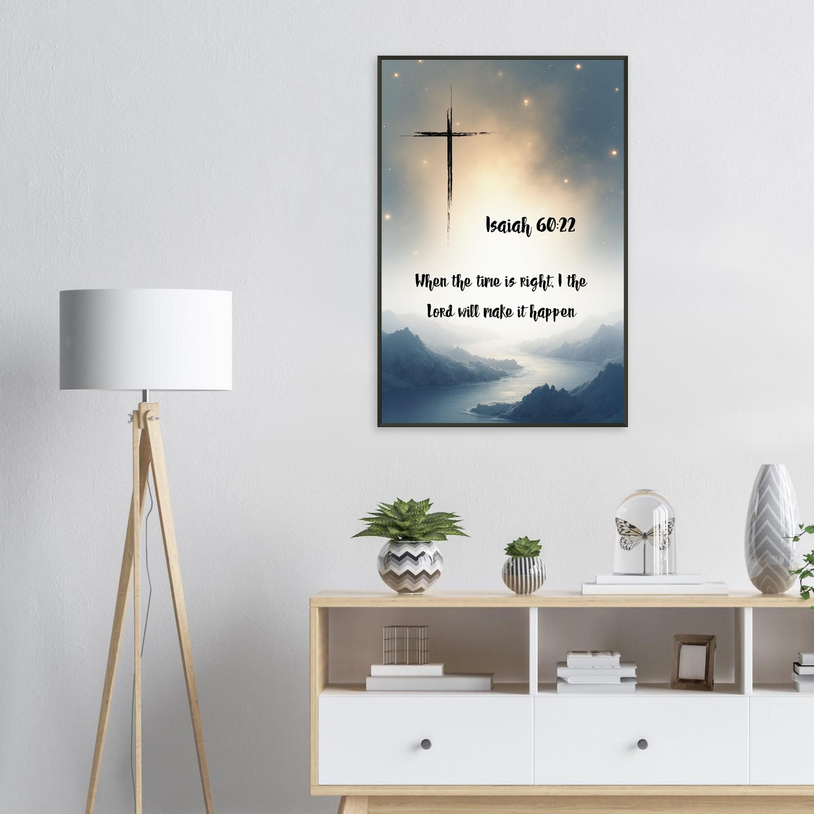 Isaiah 60:22 Bible Verse Print, Christian Wall Decor (digital Download ...